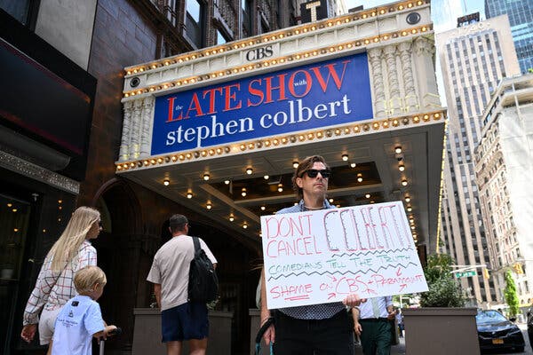 NOT JUST OFF THE AIR! Stephen Colbert has officially become the latest ...