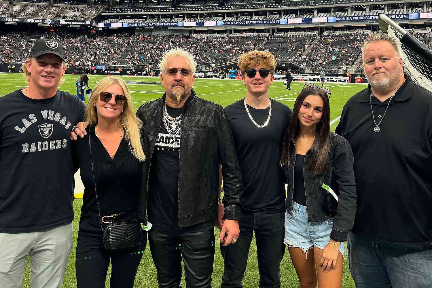 Guy Fieri shared a photo of his son Hunter with his daughter-in-law and ...