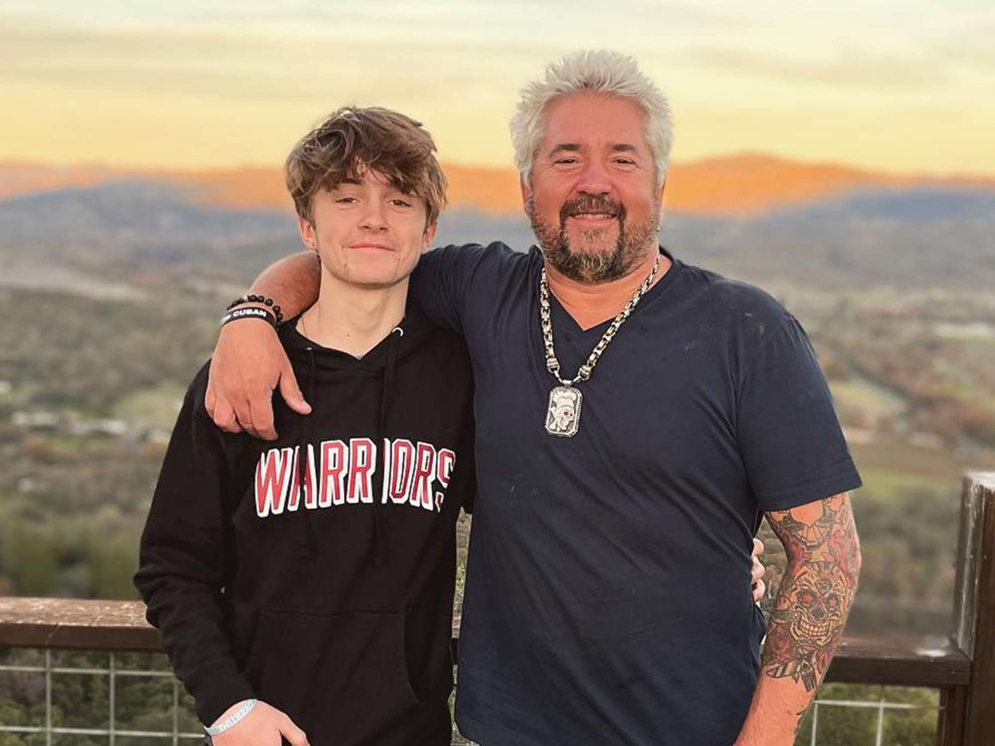 Guy Fieri admitted he feels deep regret over ruining his son Hunter’s ...