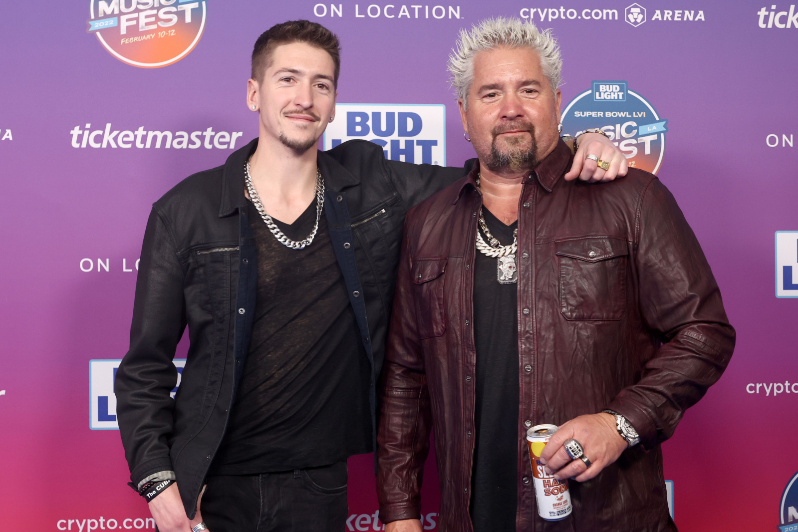 Guy Fieri brought his son Hunter to tears during the wedding with a ...