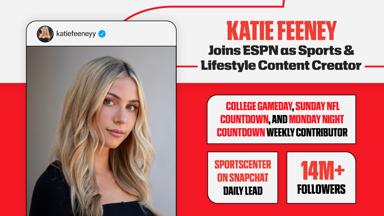 Katie Feeney expressed her excitement over a groundbreaking new role at ...