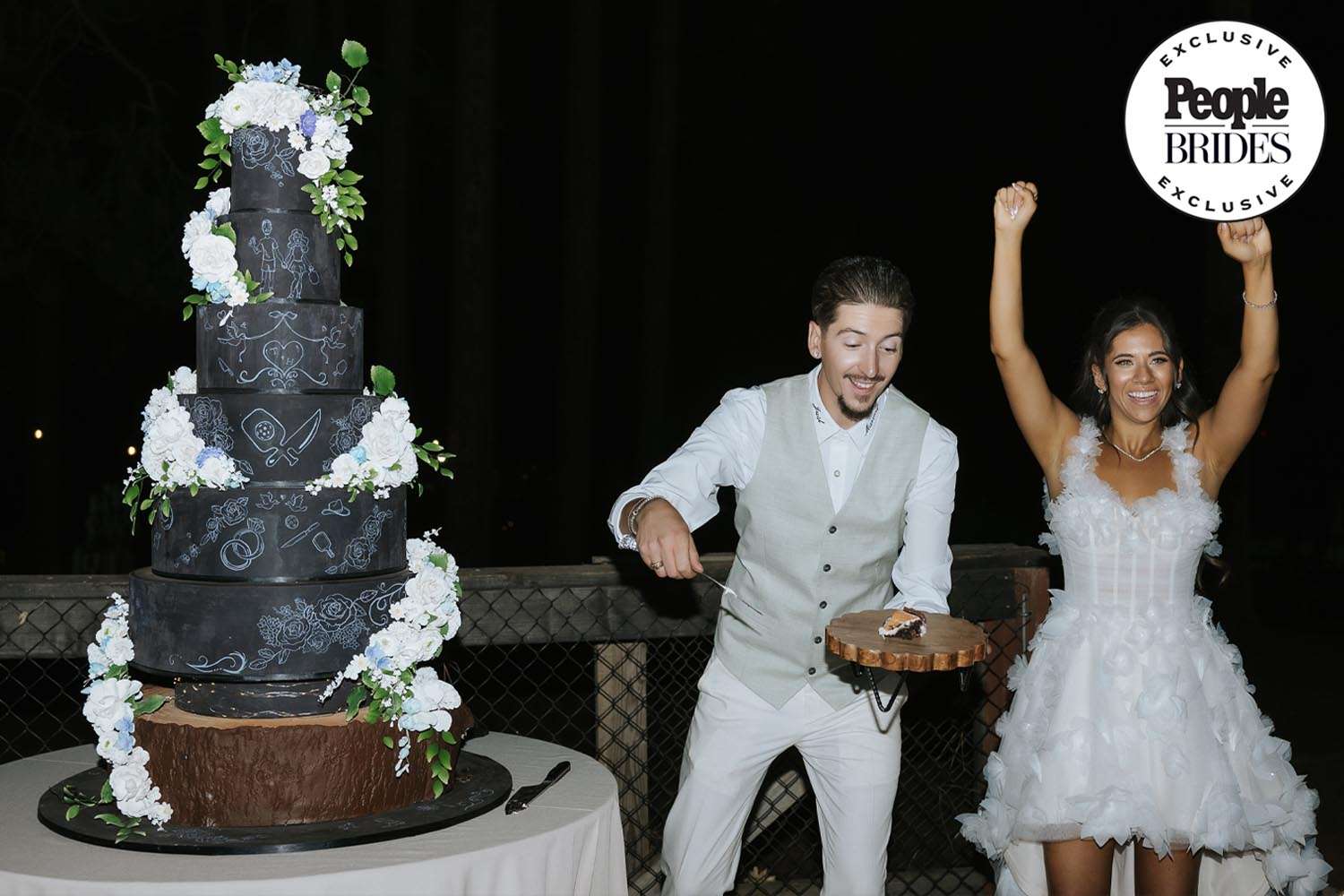 Photos from Hunter Fieri’s wedding have emerged, and what everyone noticed was the bride’s ...