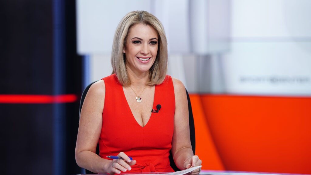 Nicole Briscoe from ESPN happily announced that her family is about to ...