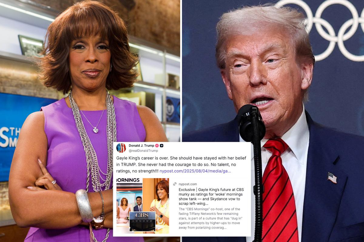 Gayle King subtly suggested she fears being pushed out of CBS after ...