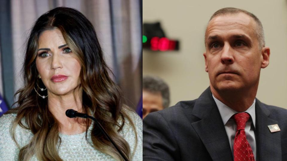 Kristi Noem directly addresses the rumors about her and Corey ...