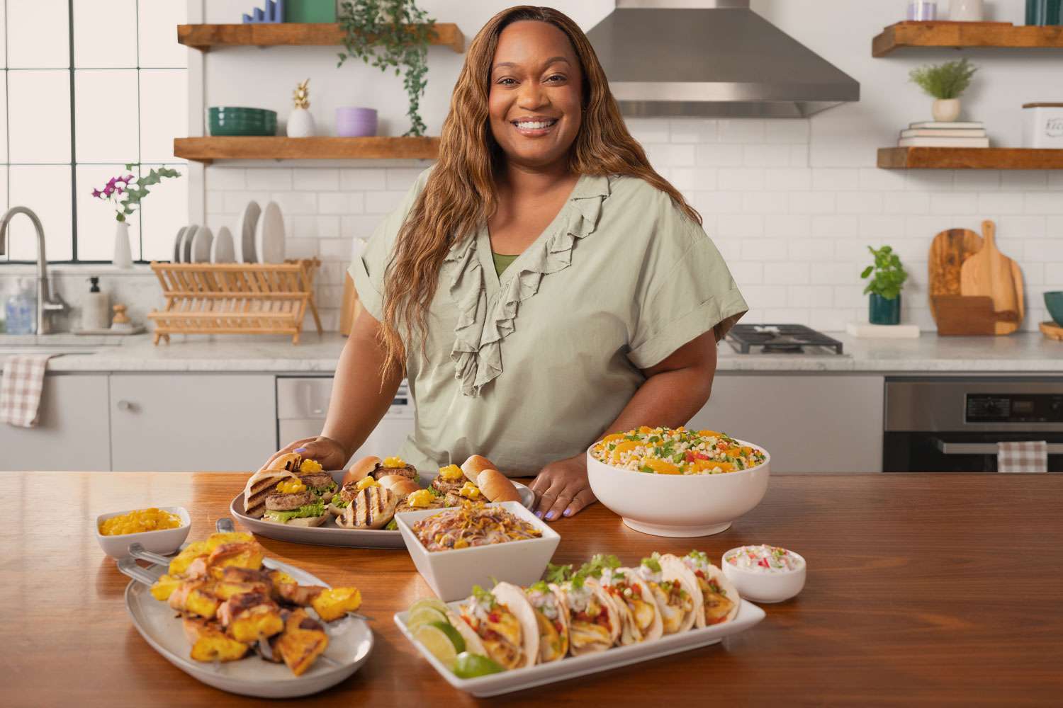 After a period of secrecy, Sunny Anderson has finally revealed the ...