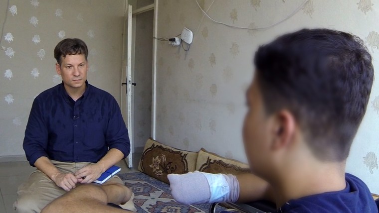 Latest hospital images of Richard Engel, after he was told all his ...