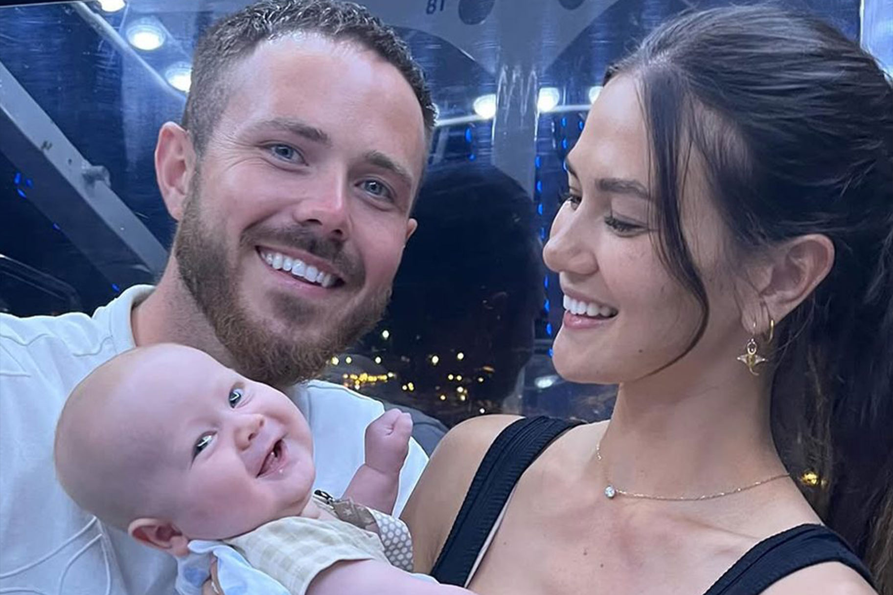 Nathan Gallagher has just welcomed son Kayden with Gael Cameron while ...