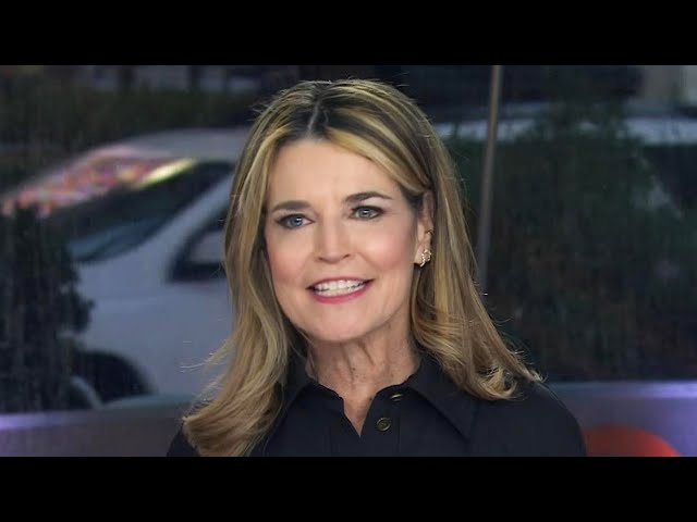 SHOCKING! Savannah Guthrie has officially spoken out about the reason ...
