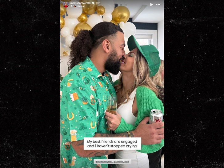 Madison Myers breaks down after announcing her engagement to David ...
